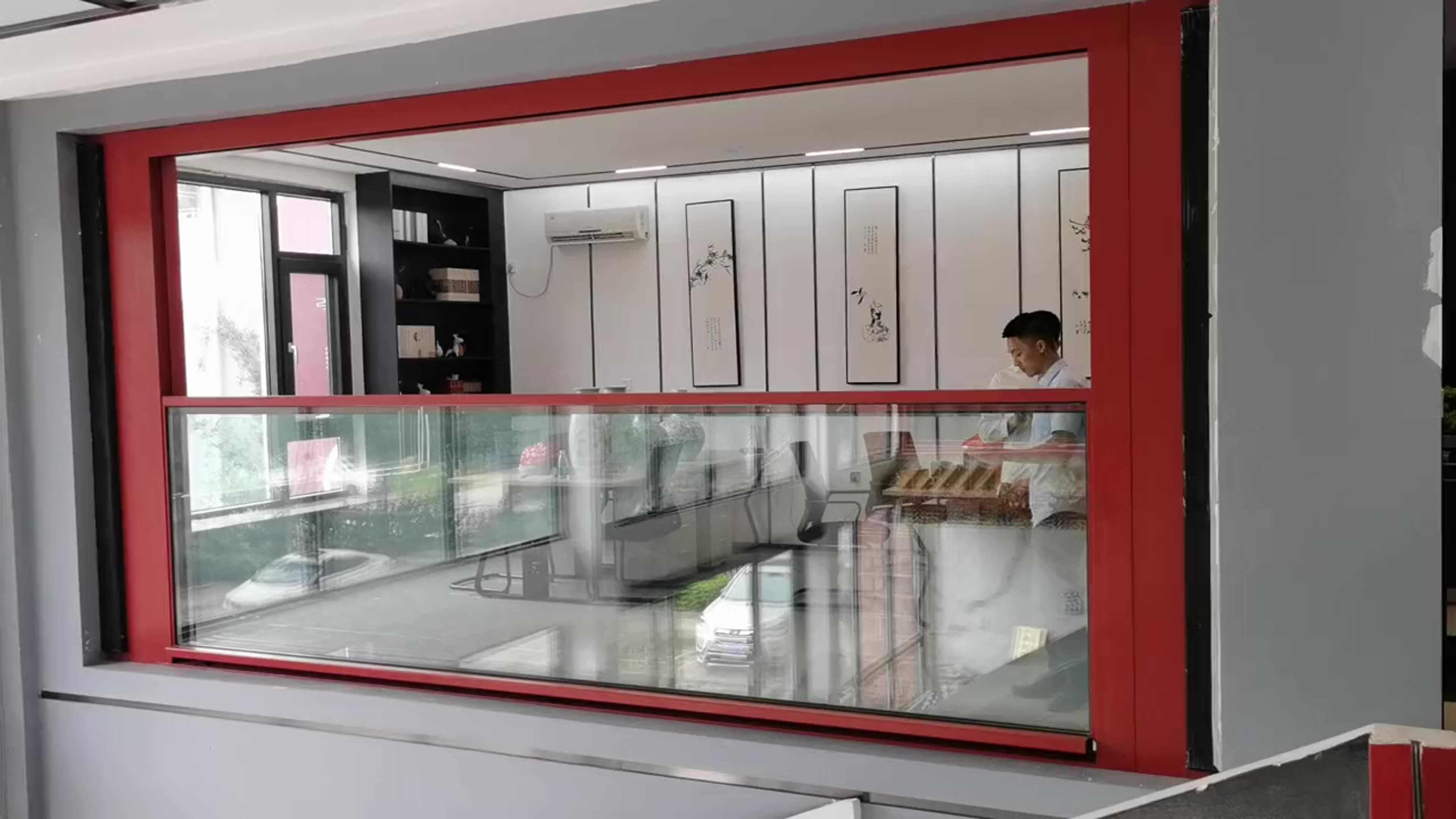 Aluminum Vertical Lift Up Upward Sliding Window Aluminium Sliding Up ...