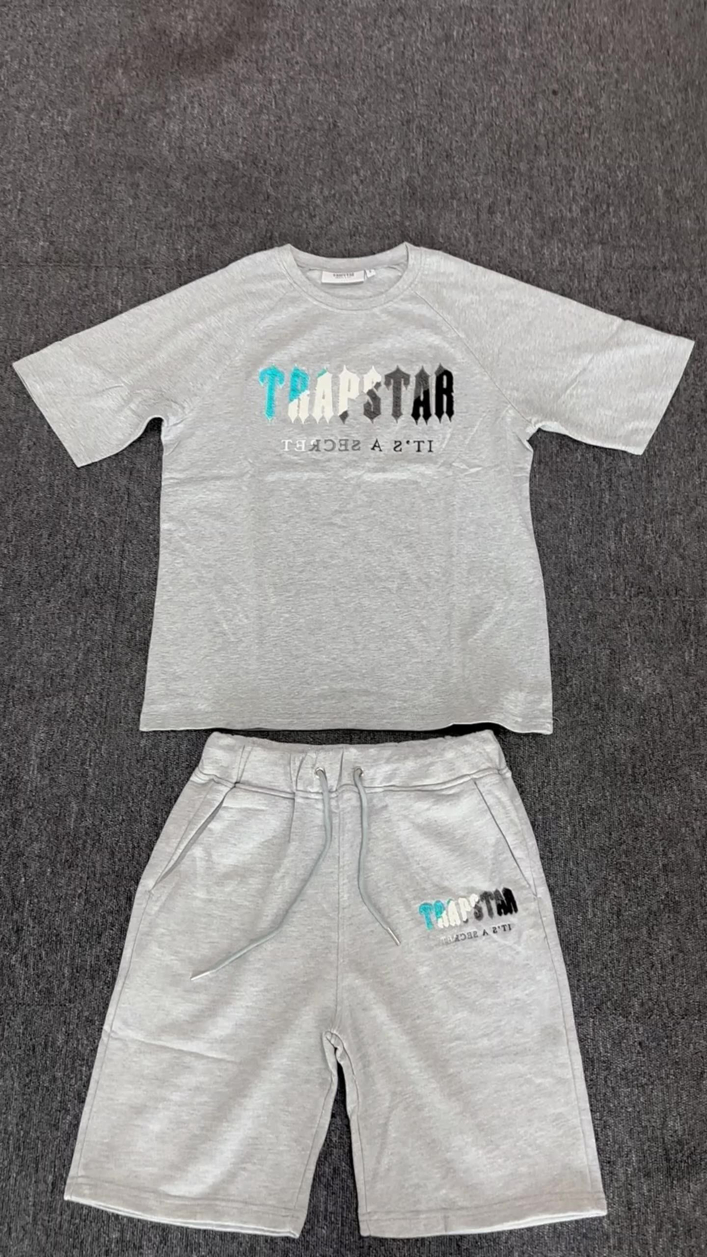 Summer Men Trapstar London Shooters Short Set Women 1:1 Top Quality ...