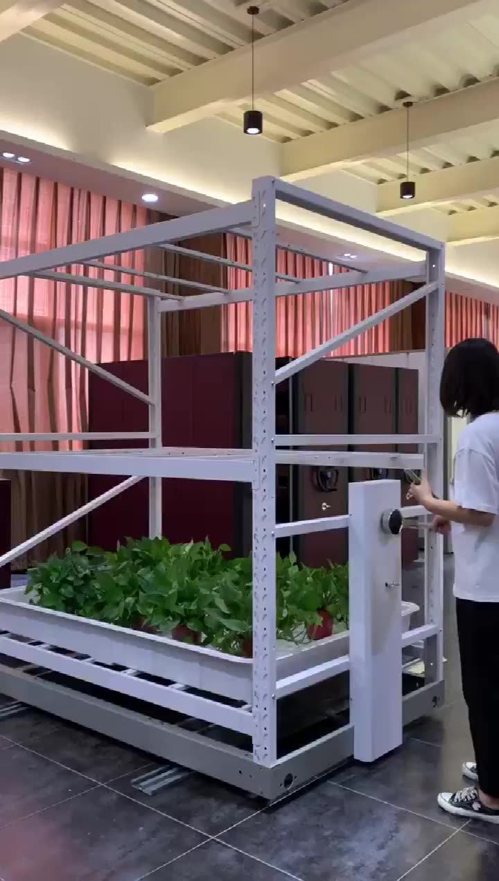 Indoor Farming Microgreen Movable Hydroponic Vertical Grow Rack ...
