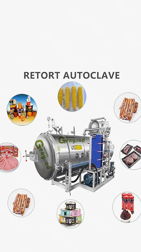 150l Vertical Retort Autoclave Steam Sterilizer Automatic Electric ...
