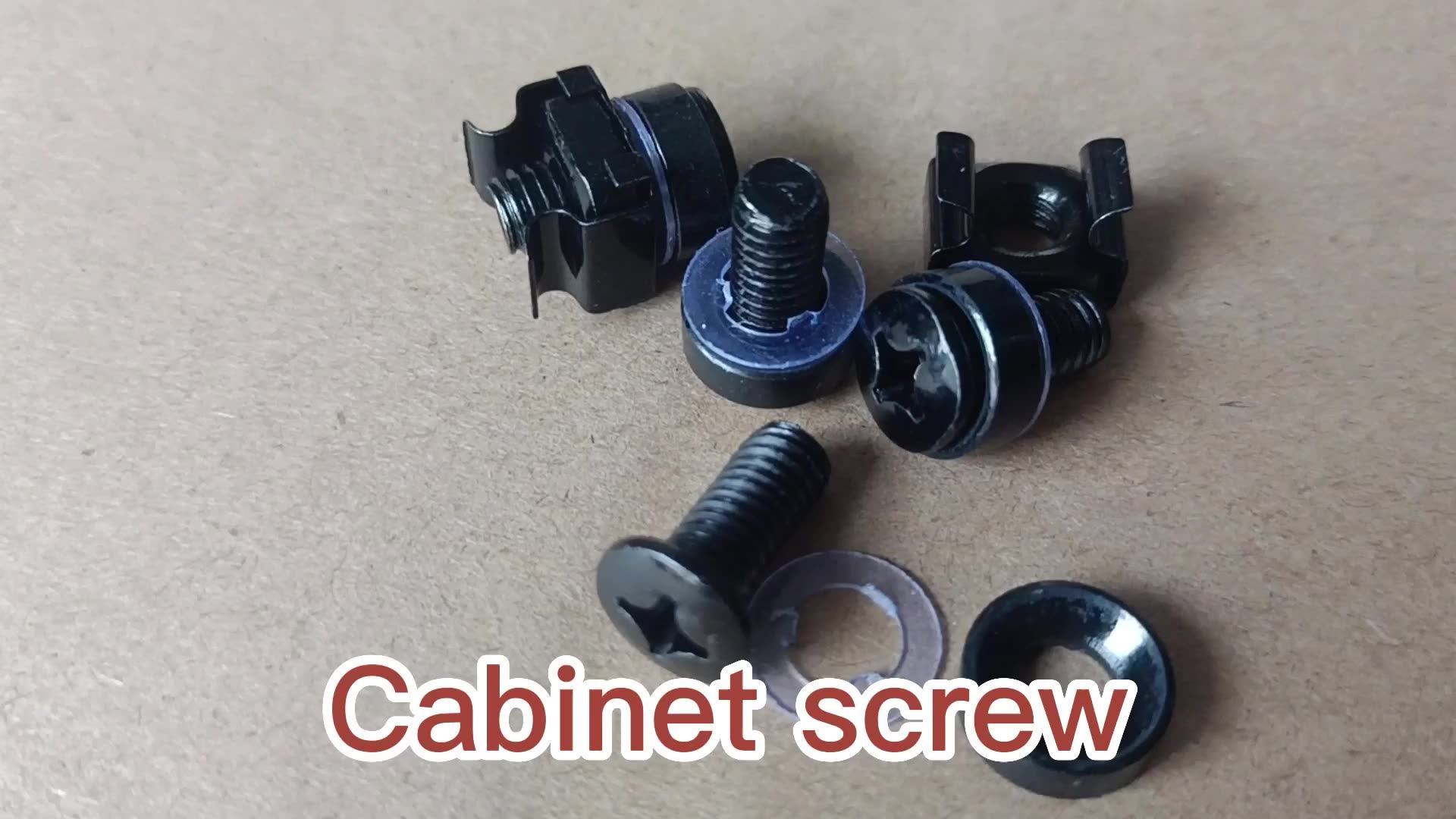 M4 M5 M6 M8 Cage Nuts And Mounting Bolts Square Hole For Server Cabinet ...