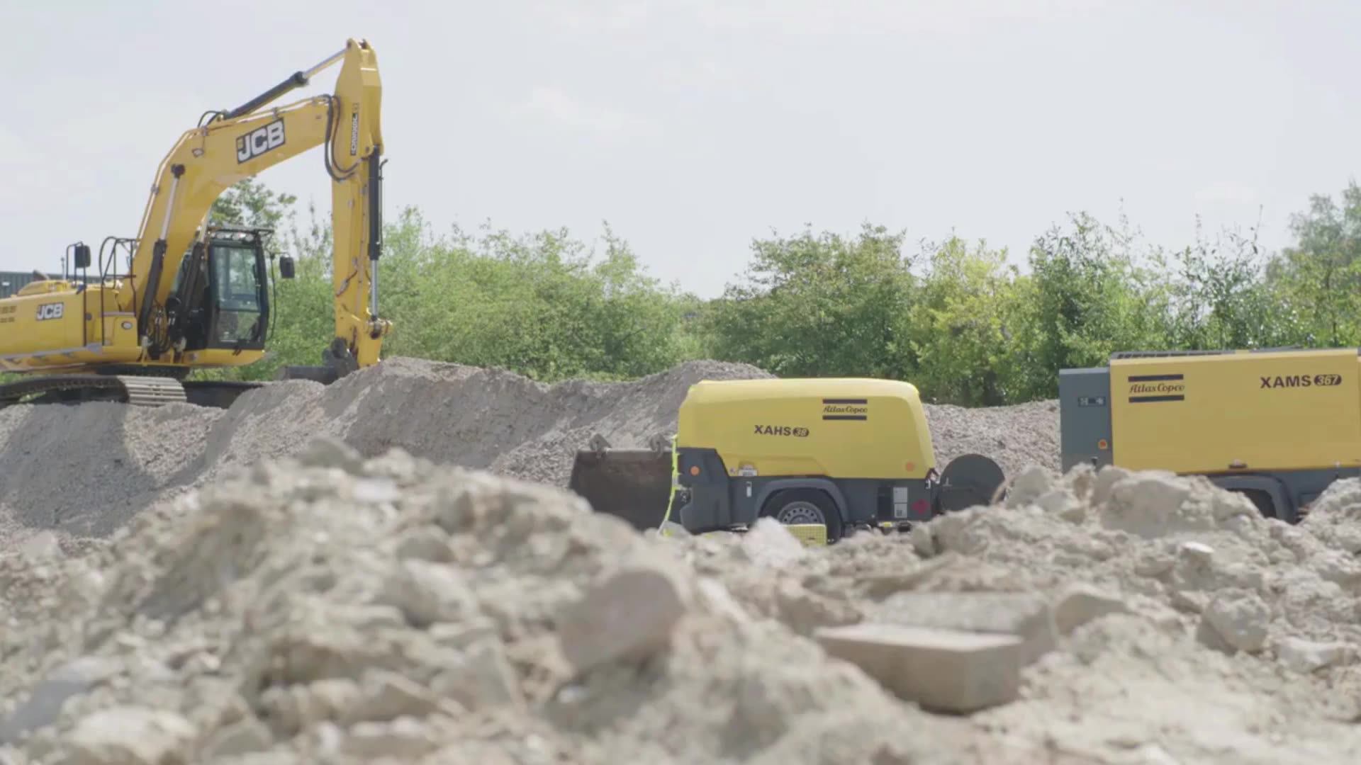 Xavs500 Atlas Copco Diesel Air Compressor 14bar 500cfm Xavs 500 Cfm ...