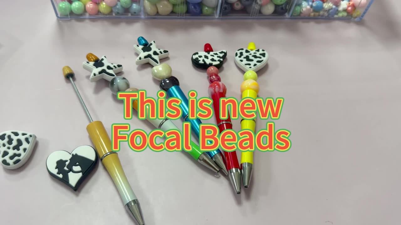 Custom Pvc Focal Beads Cartoon Animal Shape Focal Beads Wholesale ...