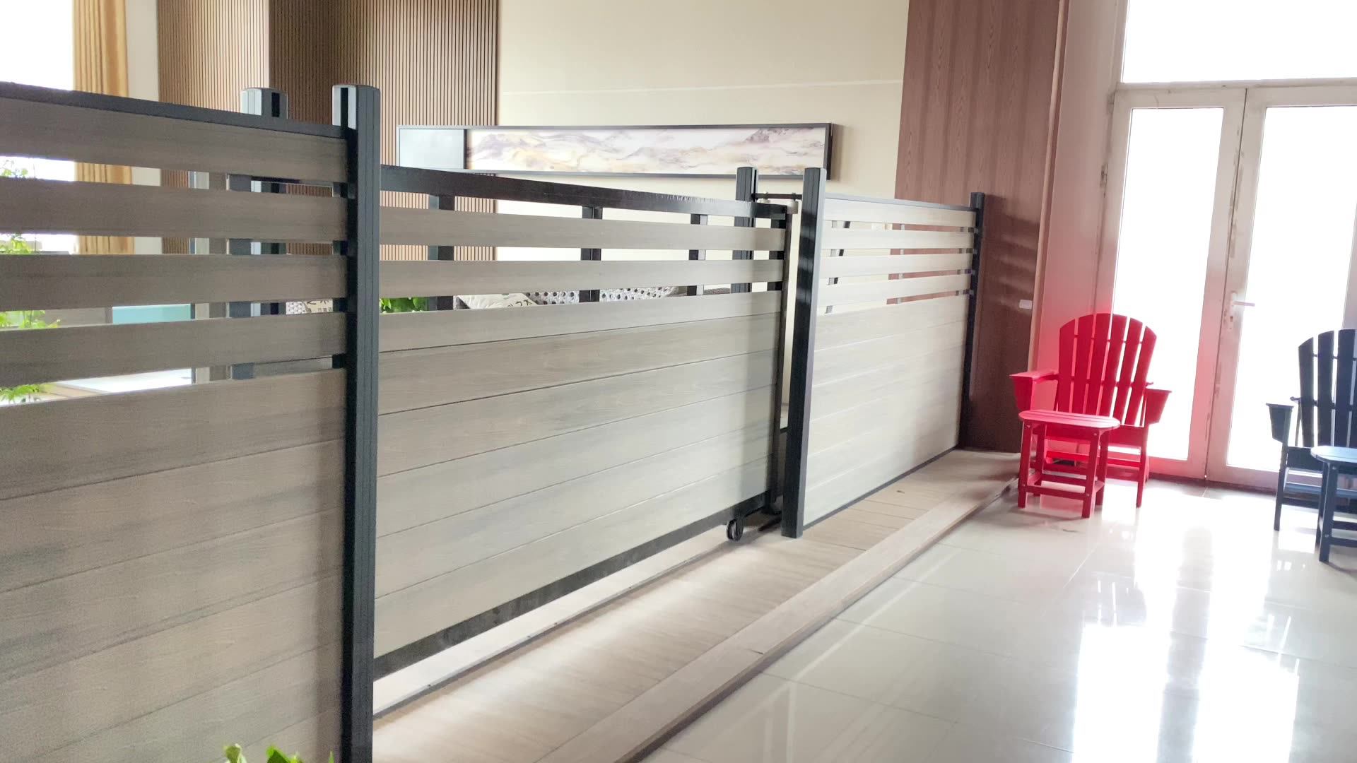 Garden Security System Wpc Fence Panels Outdoor For Garden Fencing ...