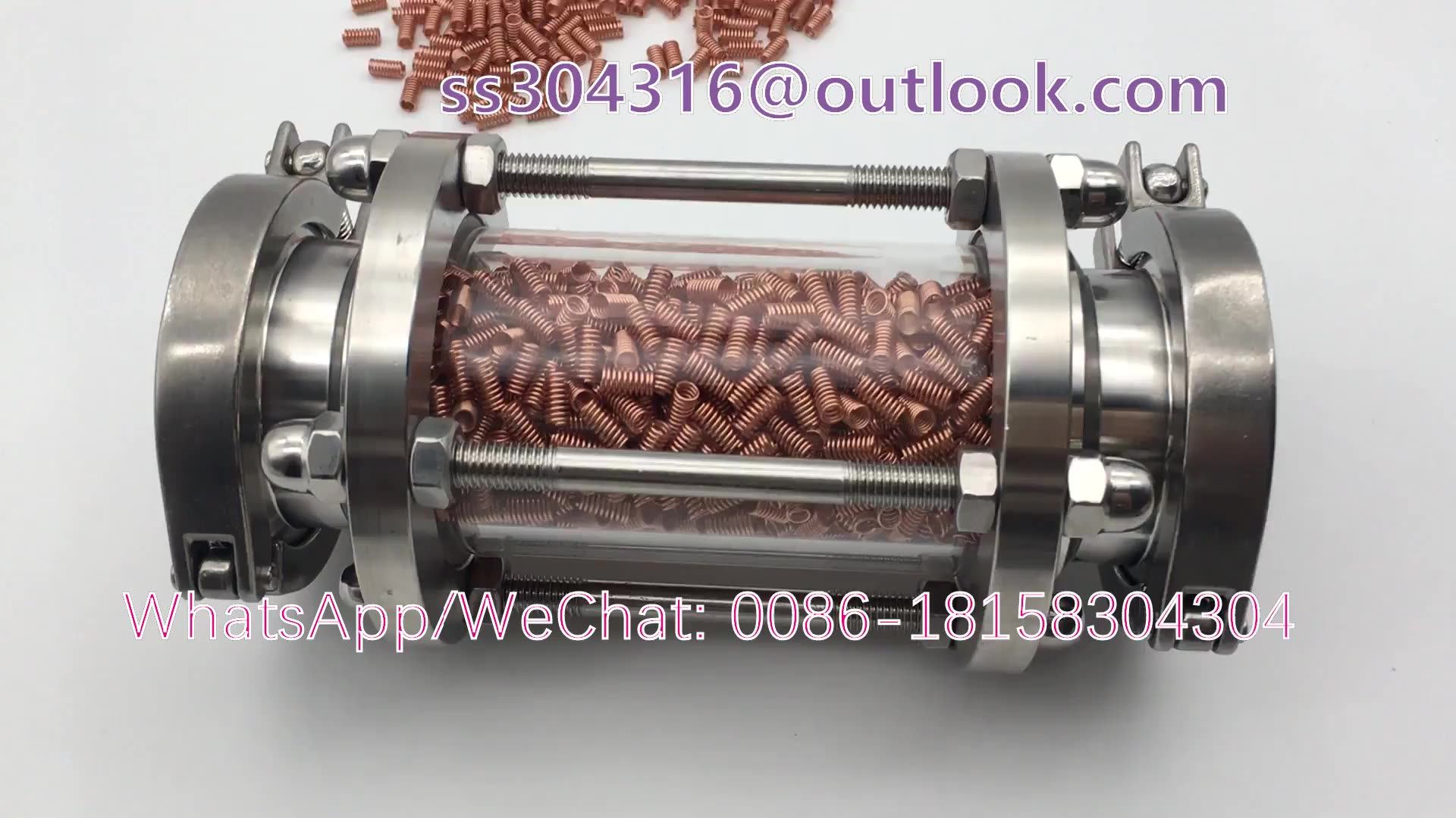 Spiral Prismatic Packing Copper Packing For Distillation Copper Mesh ...