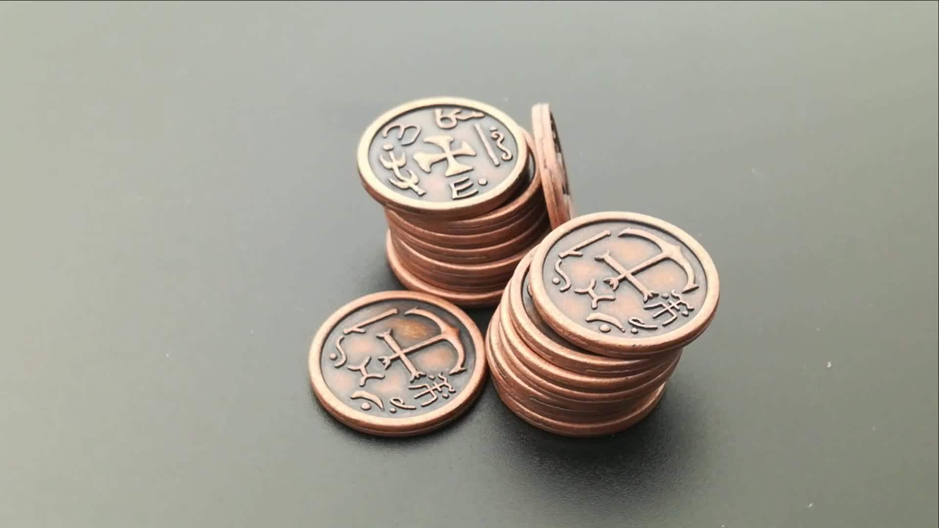 Factory Free Sample Tabletop Gaming Metal Coin - Buy Metal Coin,Gaming ...