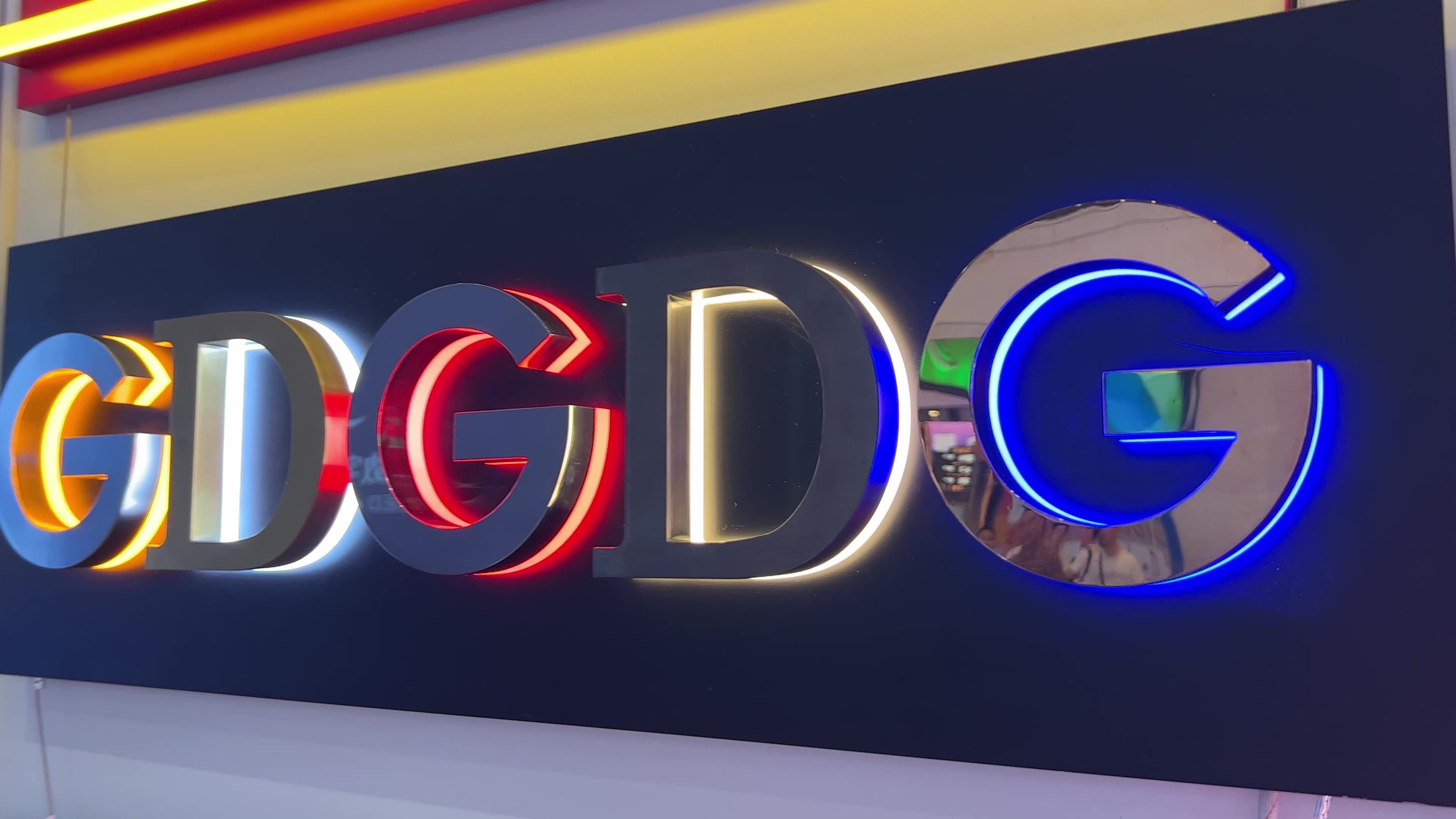 Shining Sign 3d Logo Custom Stainless Steel Backlit Letters ...