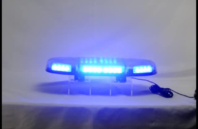 23 Inch Led Blue Flashing Emergency Warning Mini Roof Light Bar For ...