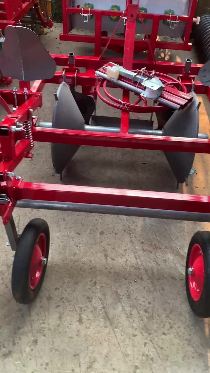 Small Tractor Mounted Plastic Mulch Applicator Laying Ridger Laminating ...