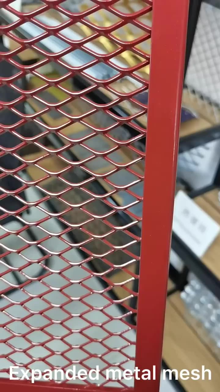 Large Anodized Diamond Platform Expanded Metal Mesh Cad Drawing For ...