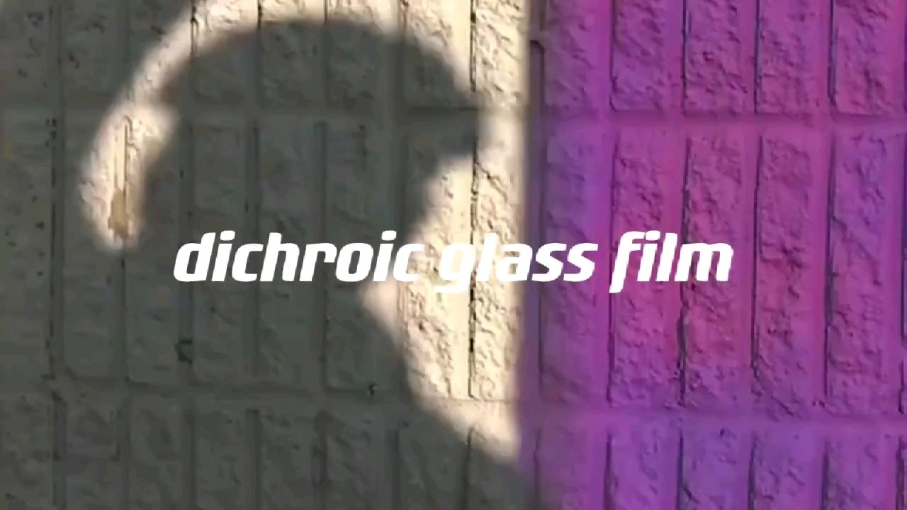 Rainbow Color Dichroic Window Film For Home Decoration Self Adhesive ...
