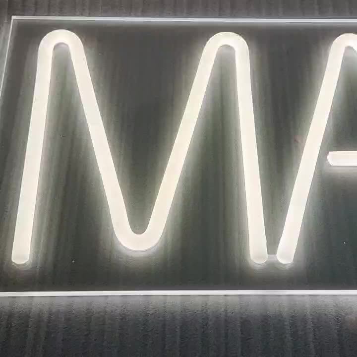 Whosale Custom Neon Sign Wall Mounted Faux Neon Logo Lamp Custom Flex ...
