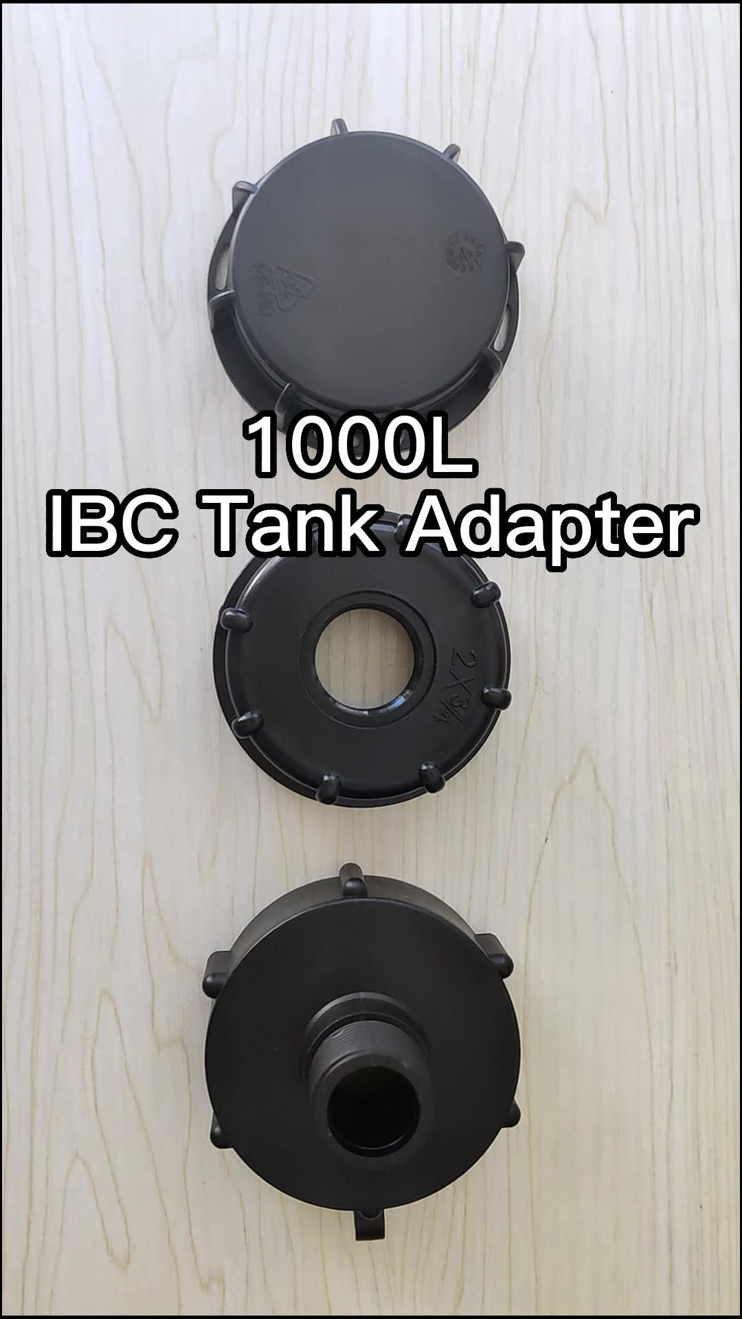 Ibc Tank Drain Valve Cap Black S100x8 S60x6 Plastic Dust Proof Screw ...