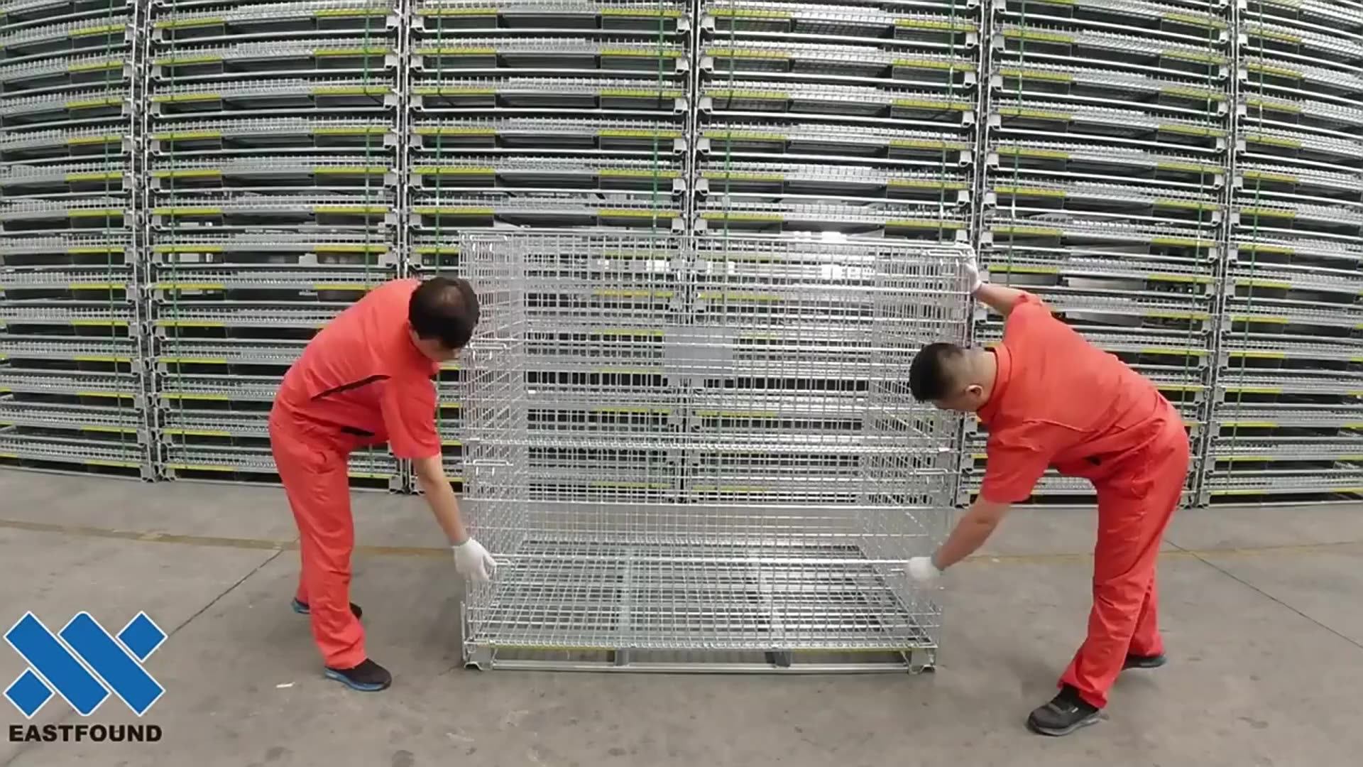 Metal Pallet Stackable Storage Cage - Buy Metal Pallet Stackable ...