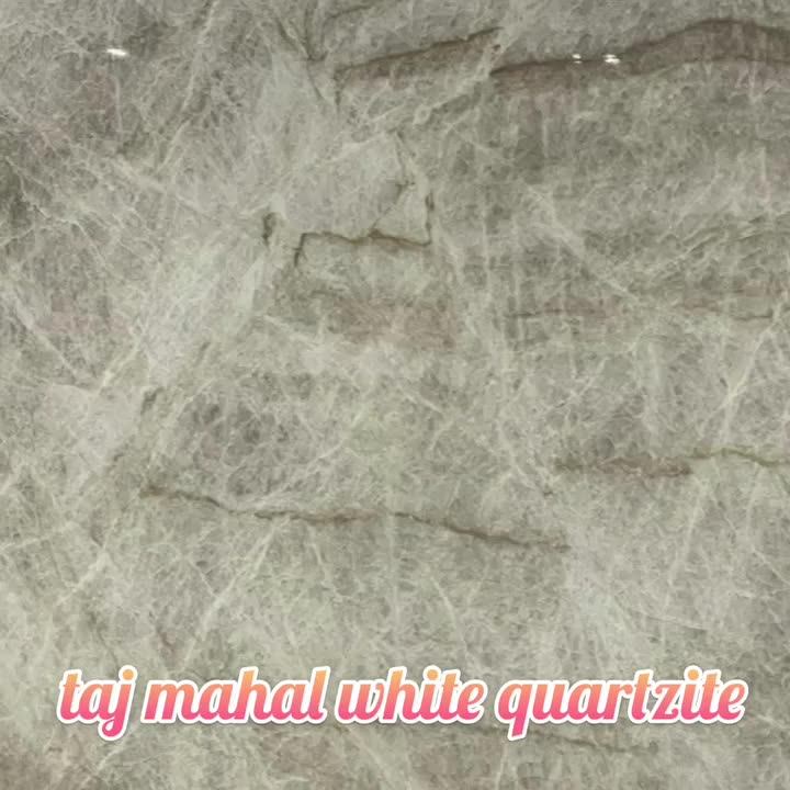 Brazil Natural White Granite Stone Slabs Taj Mahal Quartzite For ...