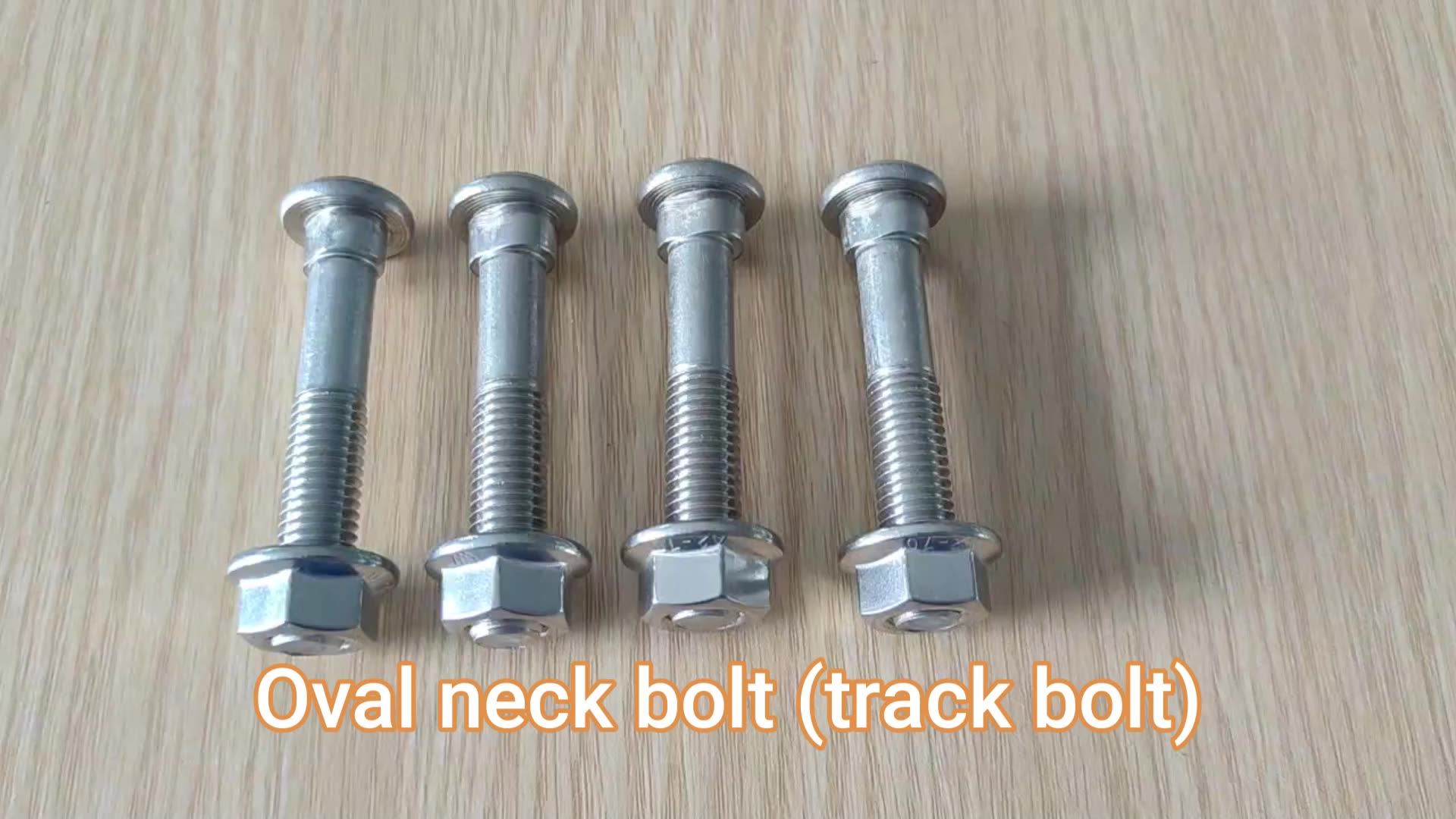 Rail Fish Bolt Fish Anchor Fishtail Fishplate Oval Neck Track Grade 8 ...