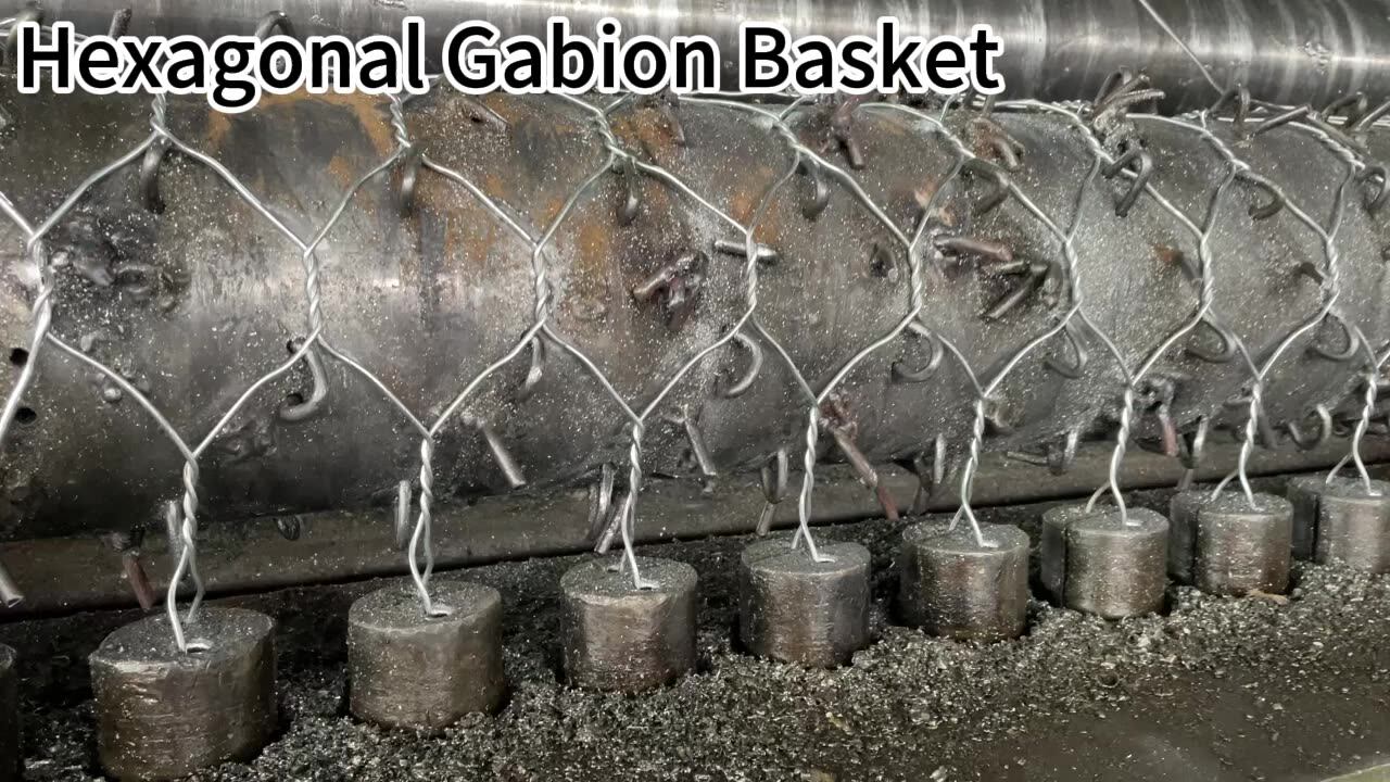 Customizable Reinforced Terramesh Hexagonal Weaving Preservative Gabion ...