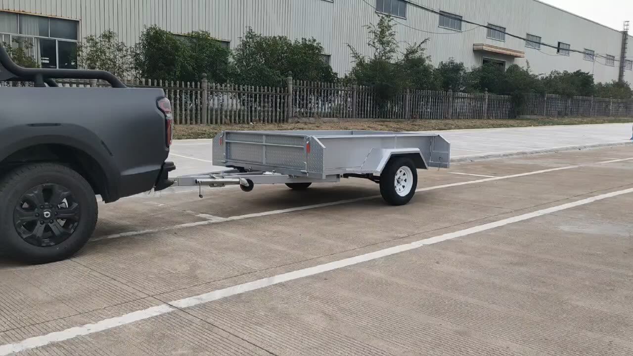 Customized Small Voiture Trailer Aluminum Carro Trailer Hot Dip ...