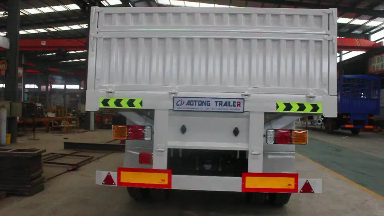 Agricultural Tractor Hydraulic Tipping Trailer 20 Ton Farm Dump Trailer ...