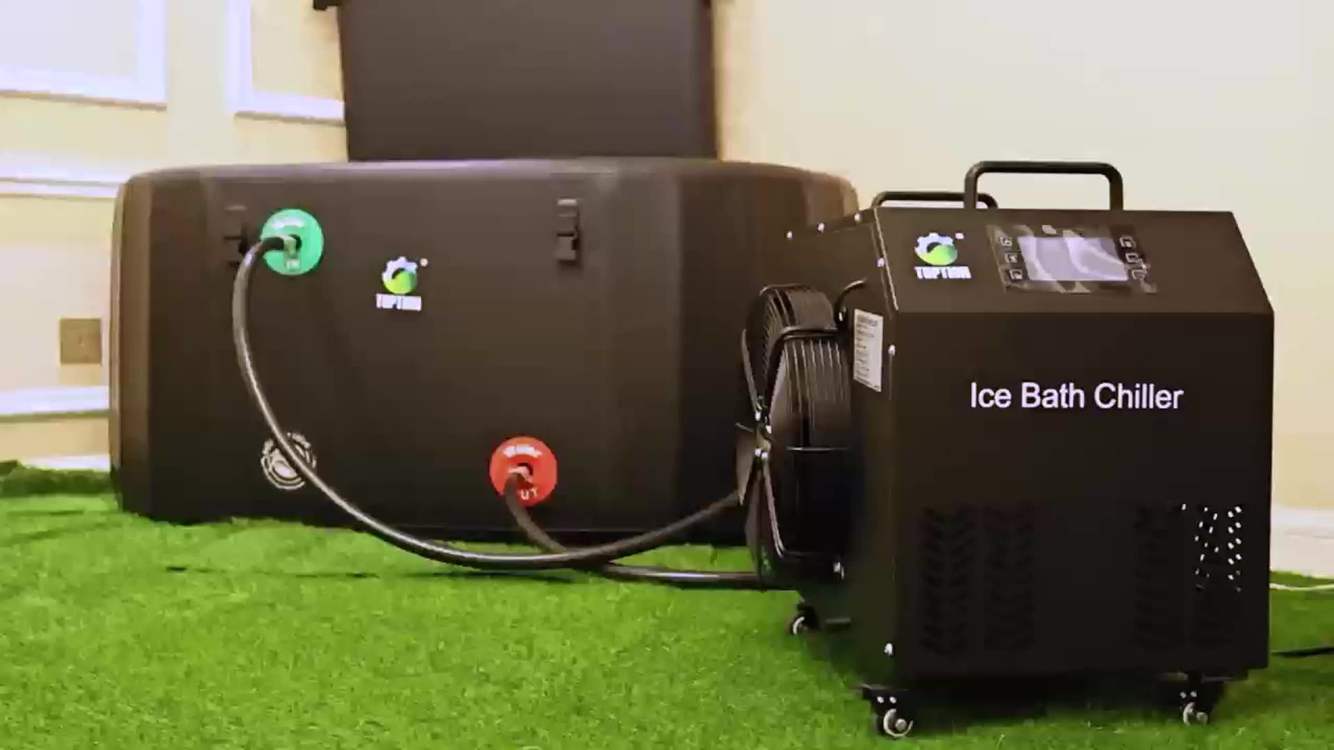 Portable Inflatable Ice Bath Tub With Chiller Multipurpose Hot Bath Ice ...