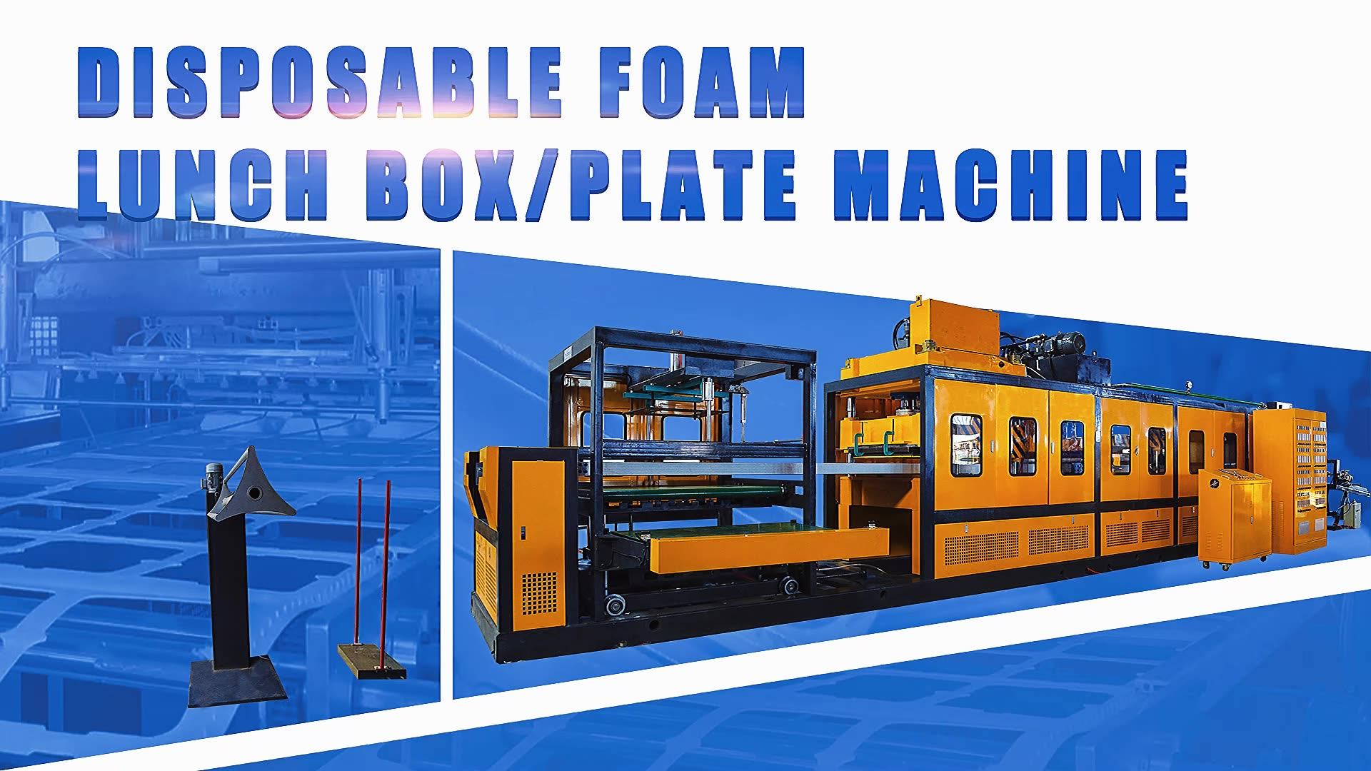 Ps Foam Disposable Take Away Plastic Food Lunch Box/plate Making ...