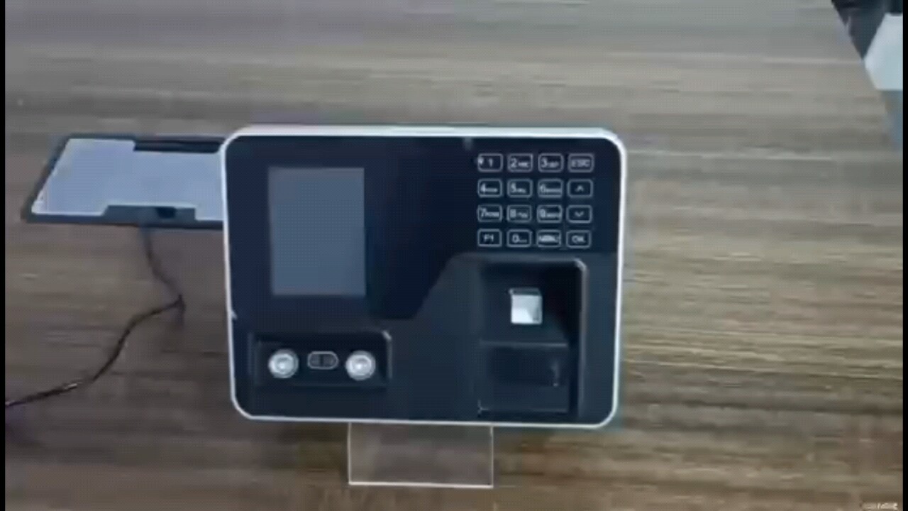 Fingerprint Biometric Clocking In Attendance Time Recorder Machine Face ...
