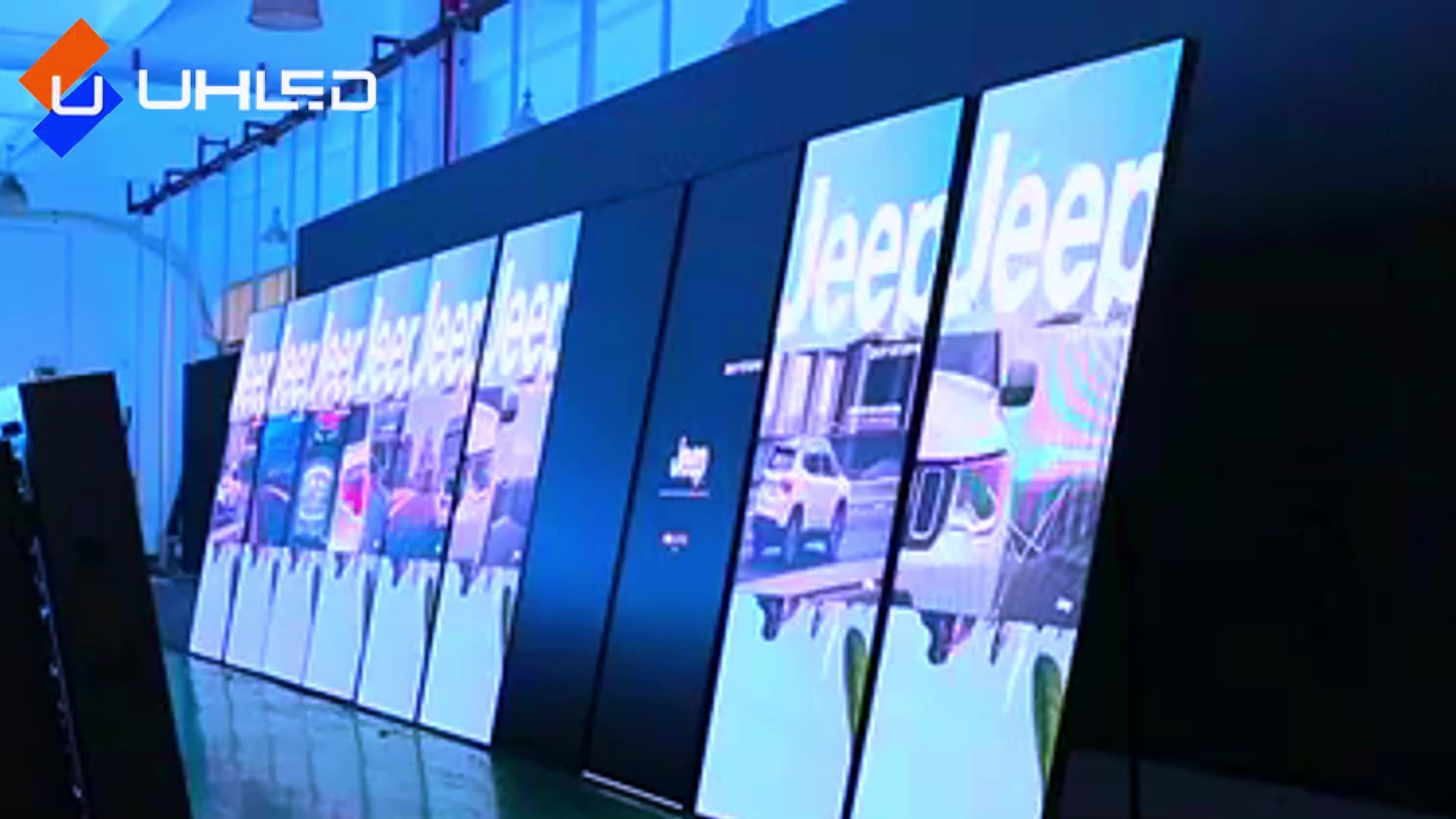 Height Adjustable Portable Indoor Led Poster Wifi Usb Control Standing ...