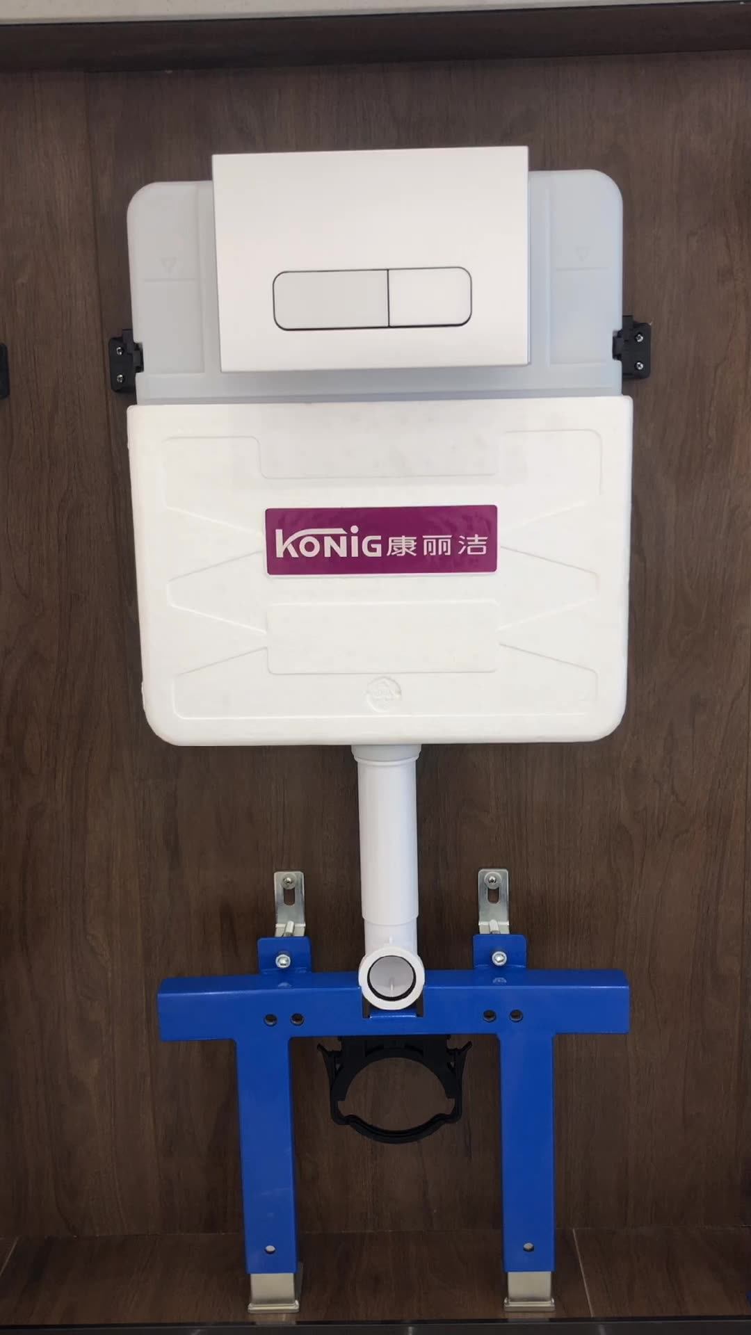 Sanitary Wall Hung Toilet Flush Tank Floor Mounted Concealed Cistern ...