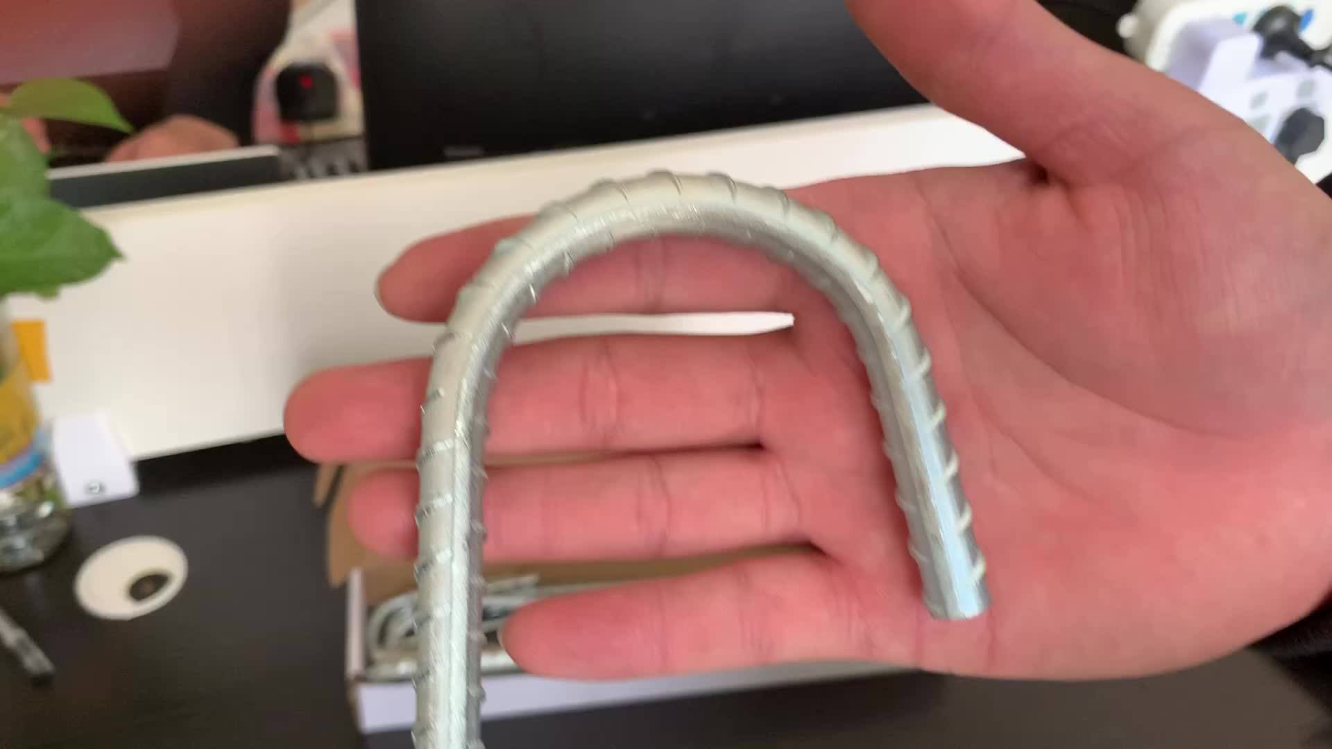 8-pack12"x 1/2" Rebar Metal Post Trap Garden Landscape Anchor Stakes ...