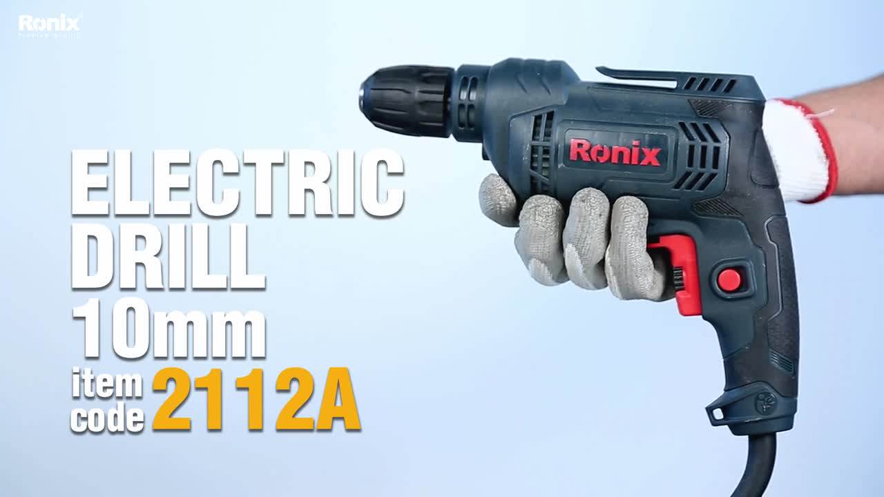 Ronix 10mm Portable Electric Drill 450w Model 2112a Universal Purpose ...
