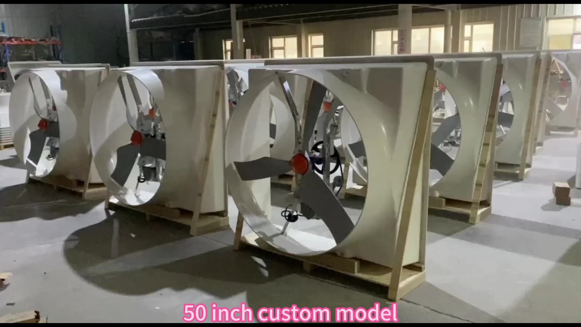 51 Inch Poultry Farm Ventilation System Fiberglass Exhaust Fan For ...