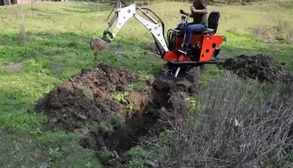 Factory Direct Sale Mini Digger Mini Rotary Excavator Garden Machinery ...