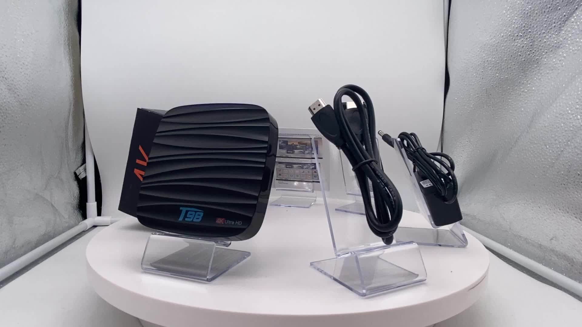 Oem Tv Box T98 Android 9.0 Tv Box 6k Ultra Hd 4gb+32gb 2.4g+5gwifi Usb3 ...