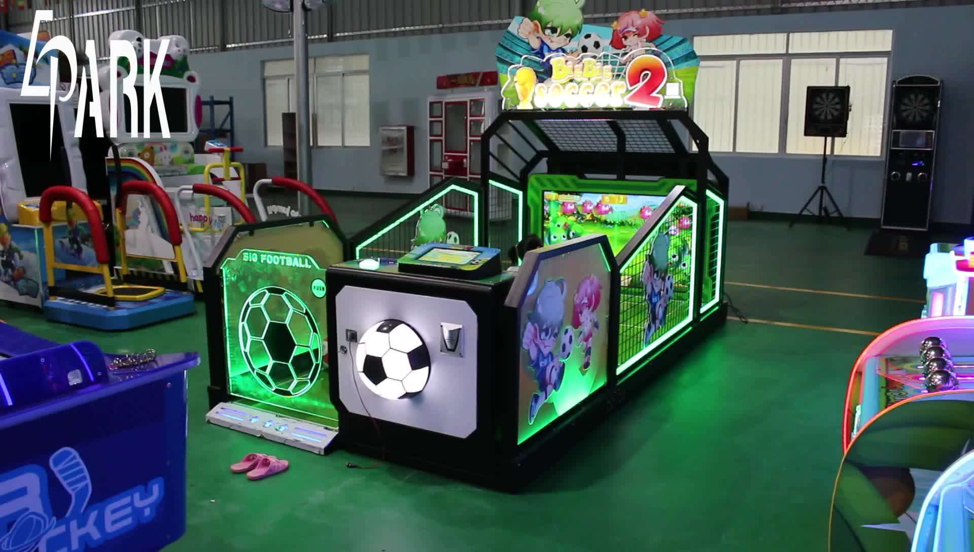 India Arcade Amusement Coin Operated Football Video Shooting Game ...