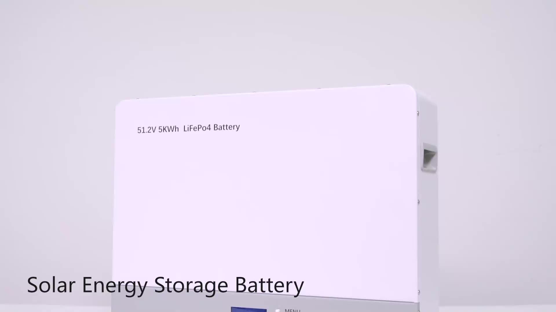 Demuda Lithium Powerwall Wall Mount Lifepo4 Battery Pack 51.2v Volt ...