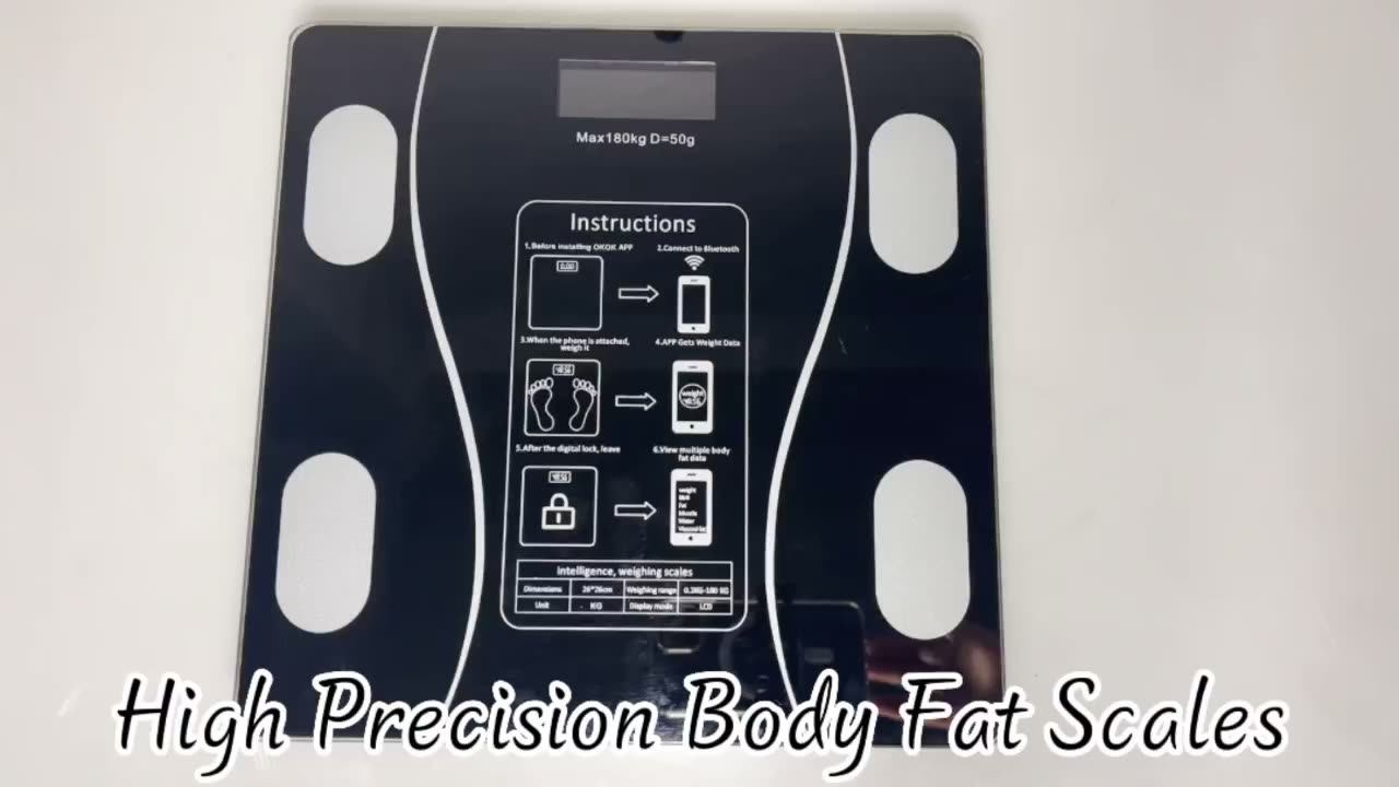Bascula Balanza Digital Peso Corporal Smart Body Fat Weight Scales ...