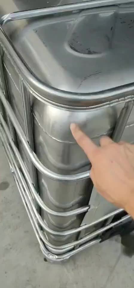 1000l Stainless Steel Ibc Tote Tank With Frame - Buy Stainless Steel ...