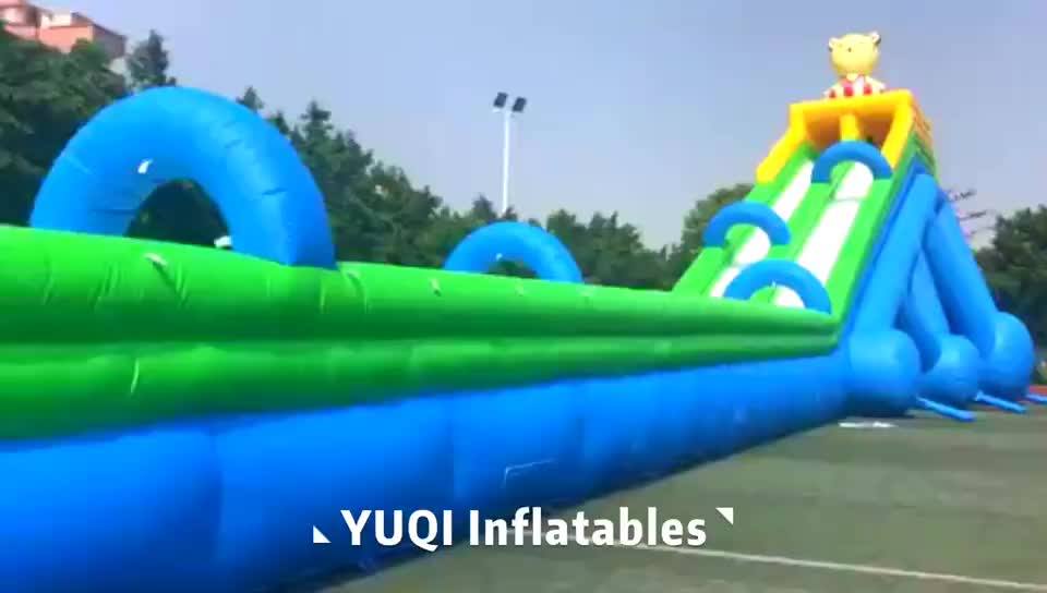 Newest Design Inflatable Water Slide Clearance Carton Design Big Water ...