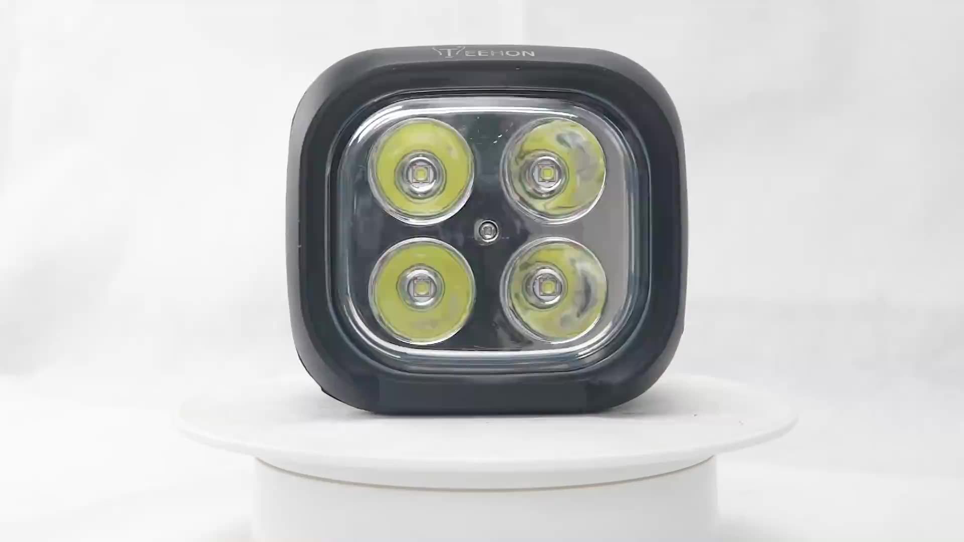 Heavy Duty 40w Square Led Work Light 12v 24v 48v 5inch Driving Lamp For ...