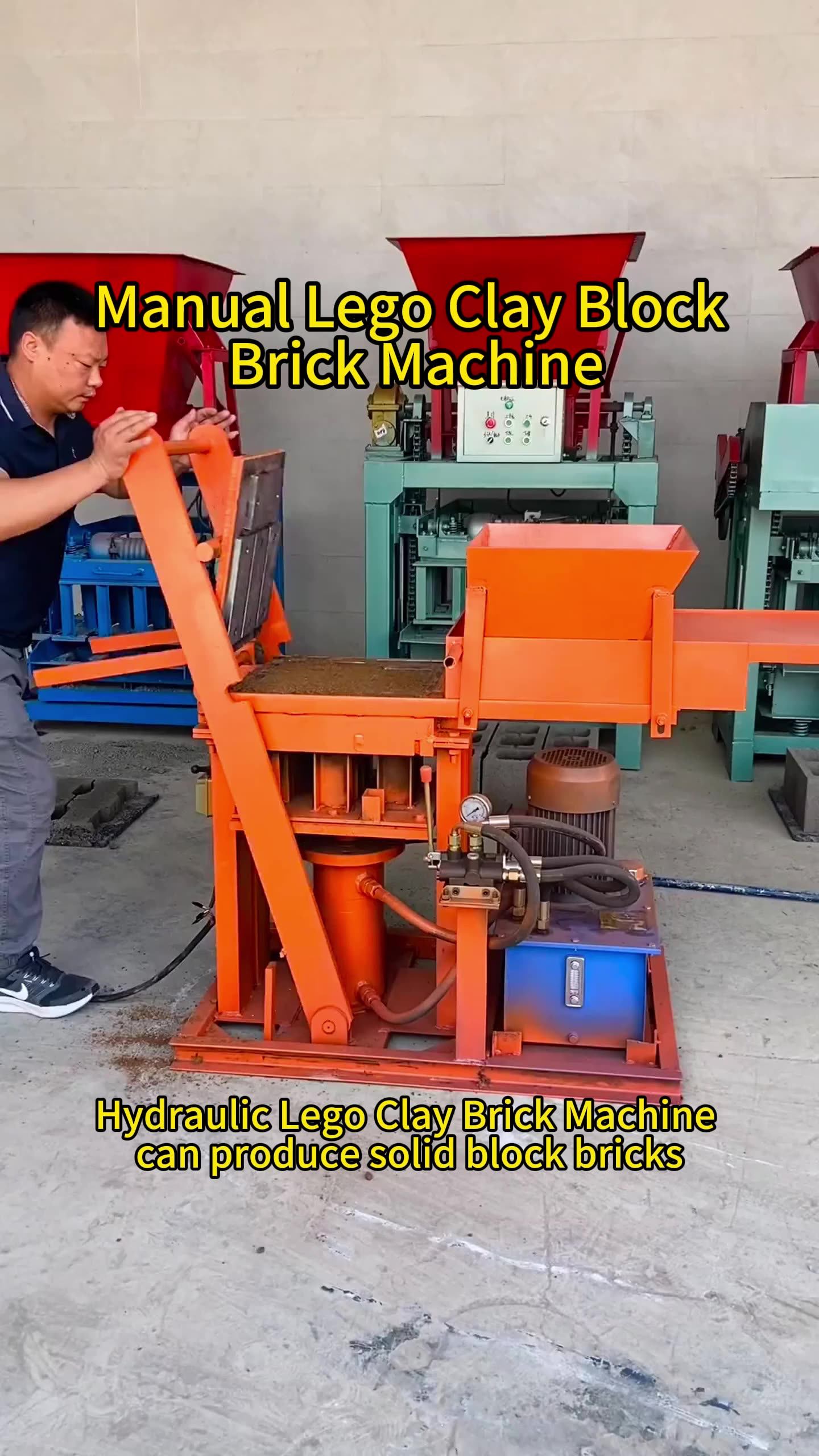 Small Soil Clay Manual Brick Making Machine Lego Brick Machine Manual ...