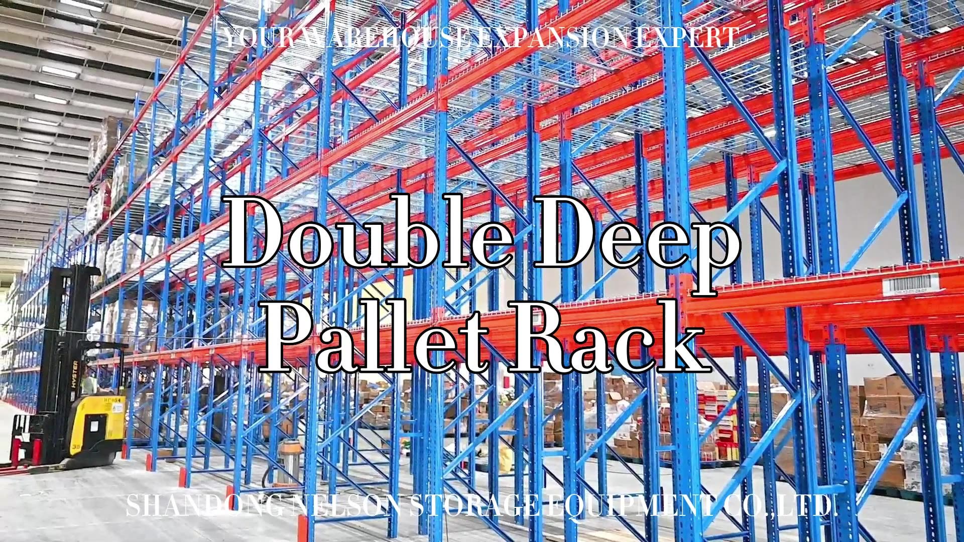 Warehouse Racking/ Double Deep Racking/ Heavy Duty Racking System Made From Steel-easier To ...