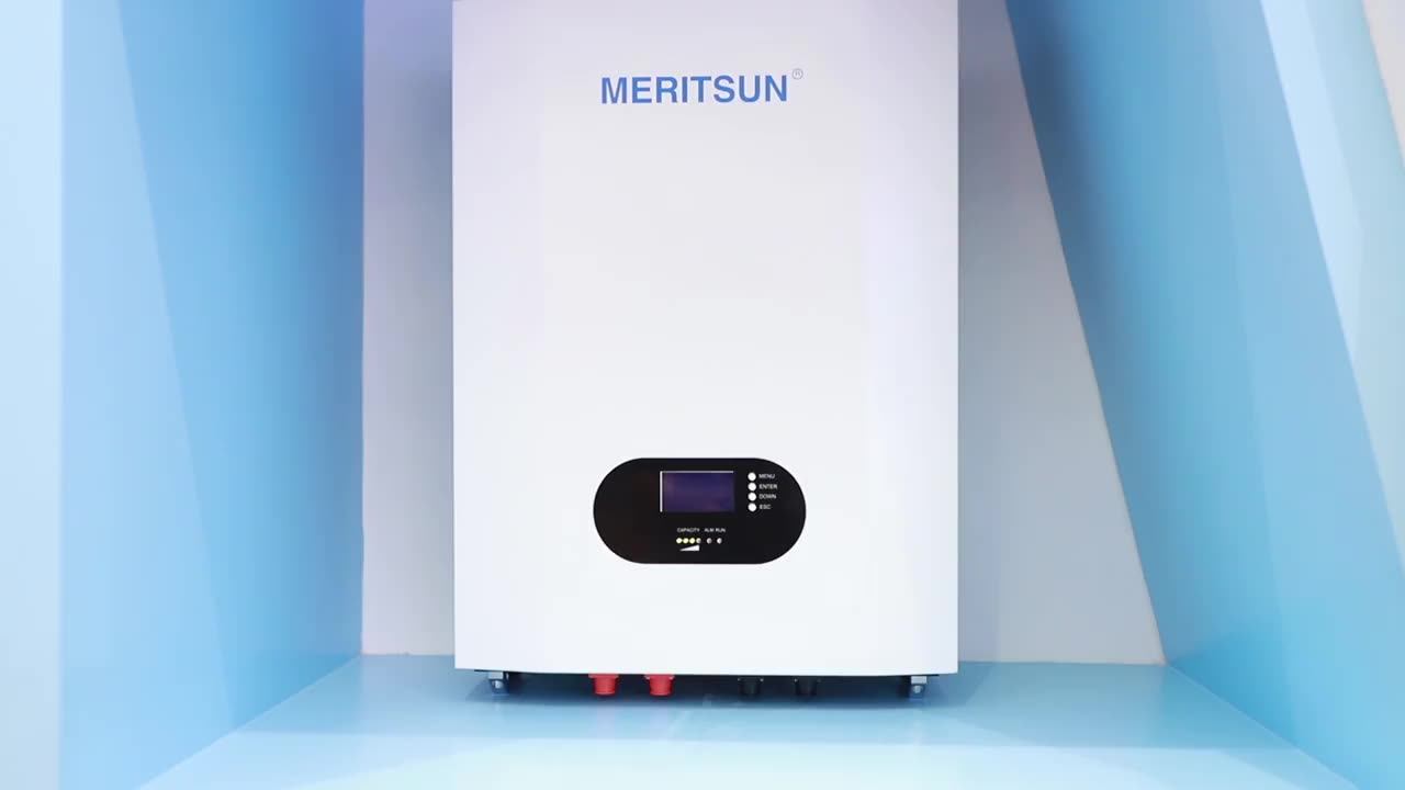 Meritsun Hybrid Inverter Powerwall Tesla 10kwh 48v 200ah Solar Power ...