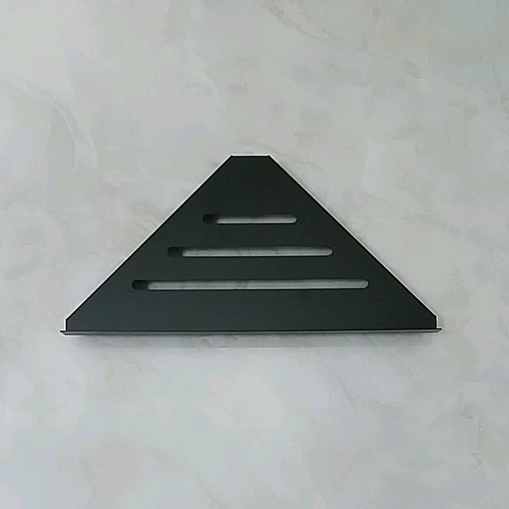 Matte Black 304 Stainless Steel Corner Shower Shelf Sus304 Rustproof ...
