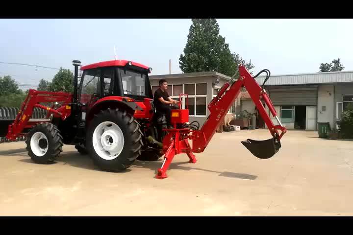 Yto Tractor Rear Mounted 3 Point Backhoe With Auger - Buy Backhoe ...