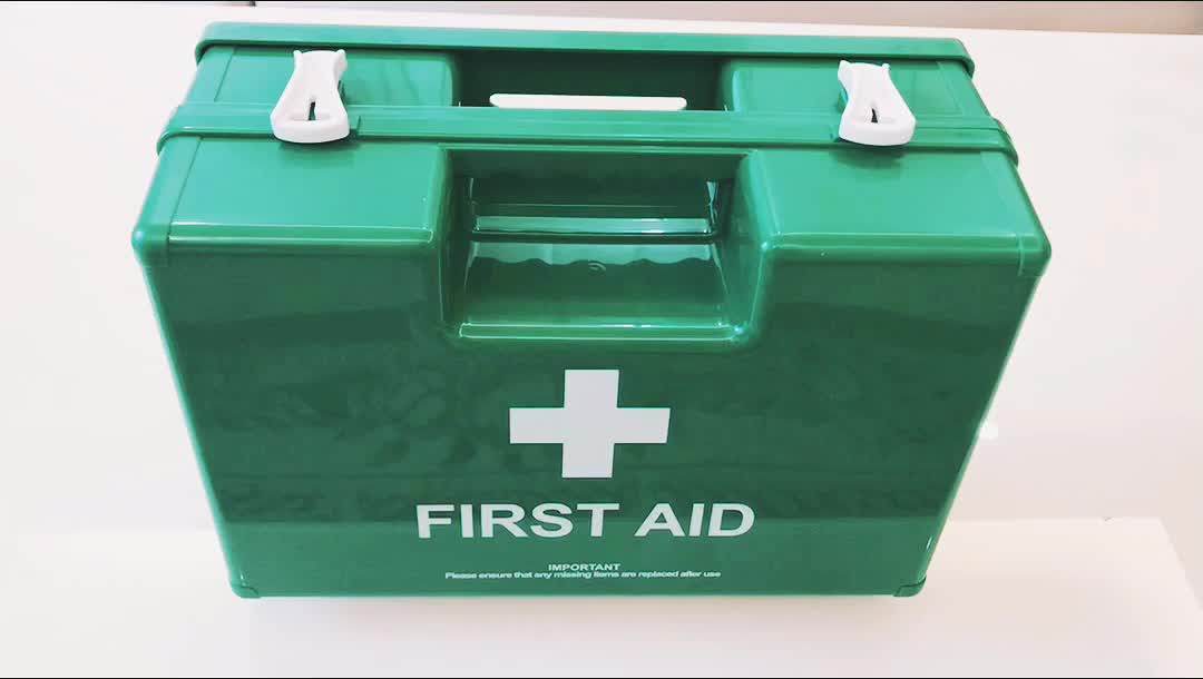 Plastic First Aid Kit Medicine First Aid Box - Buy Green Empty Box ...