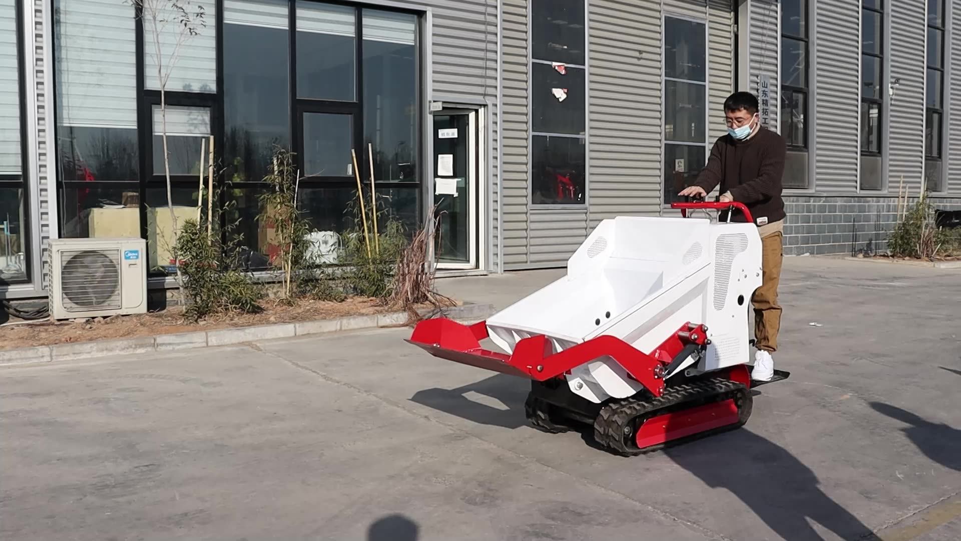 500kg Wheel Barrow Mini Dumper Mini Site Dumper Mini Transporter Track ...