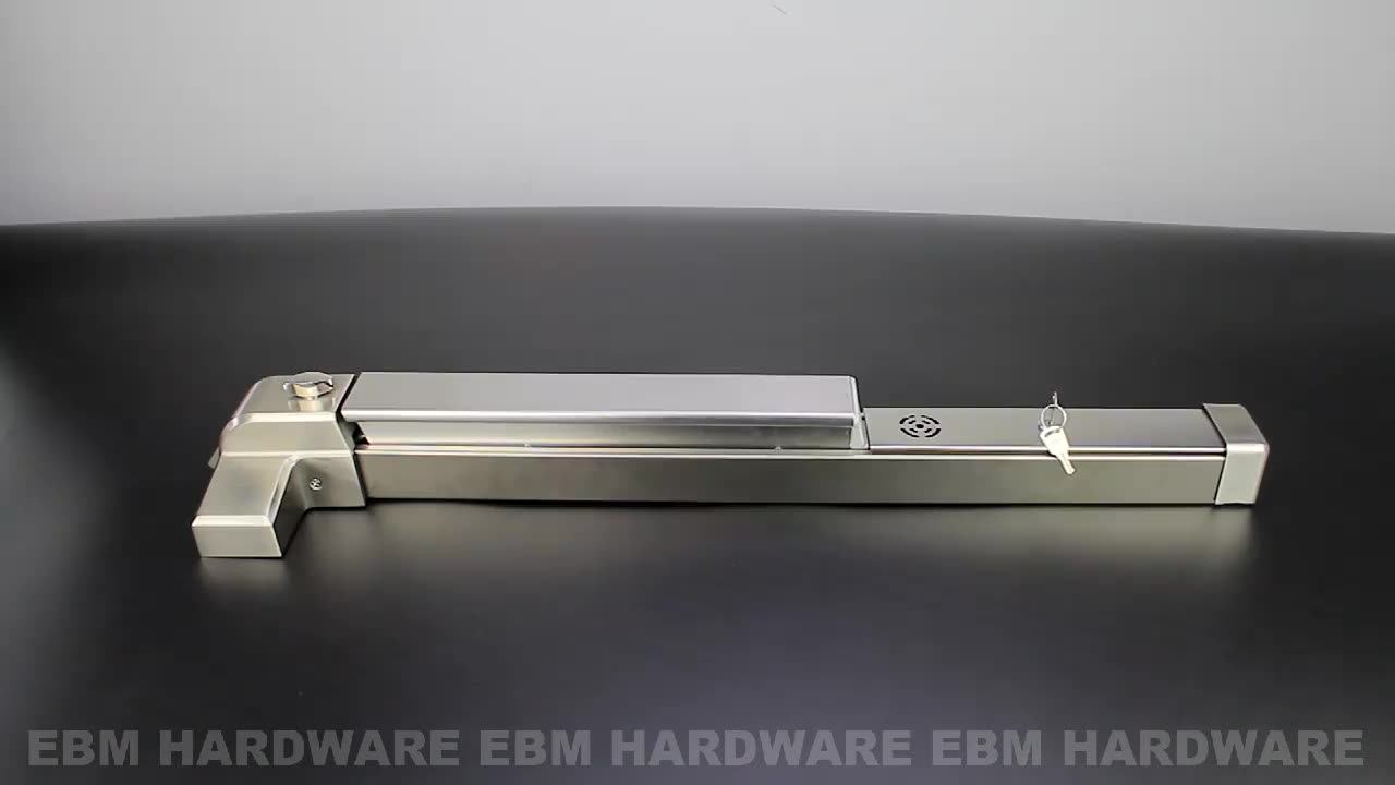 Sus 304 Stainless Steel Push Bar Exit Device With Alarm Function ...