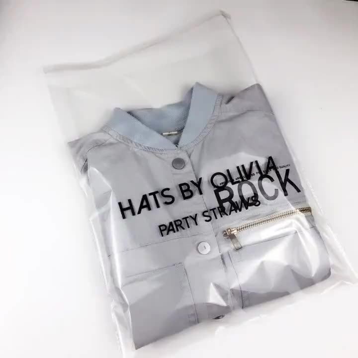 Clear Opp Bag Packing,Plastic Clear Shirt/clothes Packing Poly Self ...