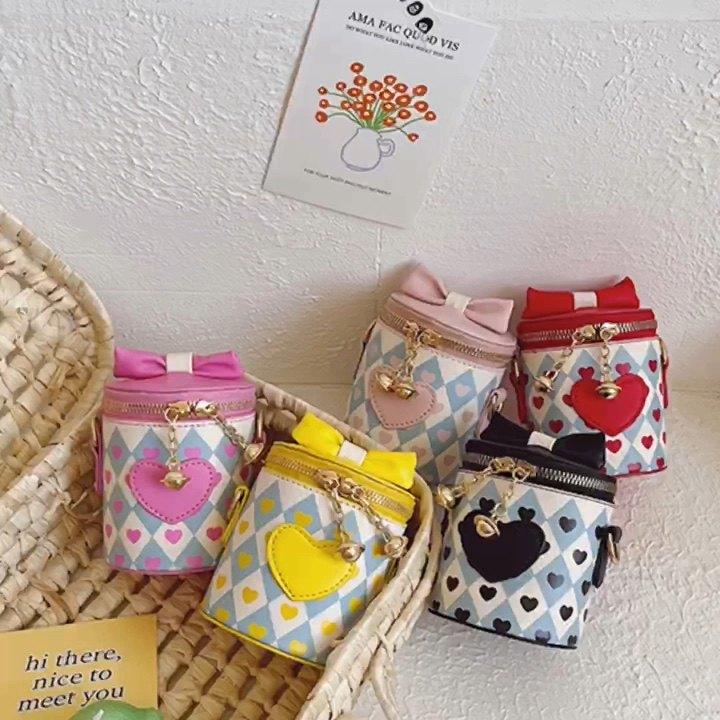 Fashion Little Girls Cute Lovely Cartoon Kids Flower Casual Tote ...