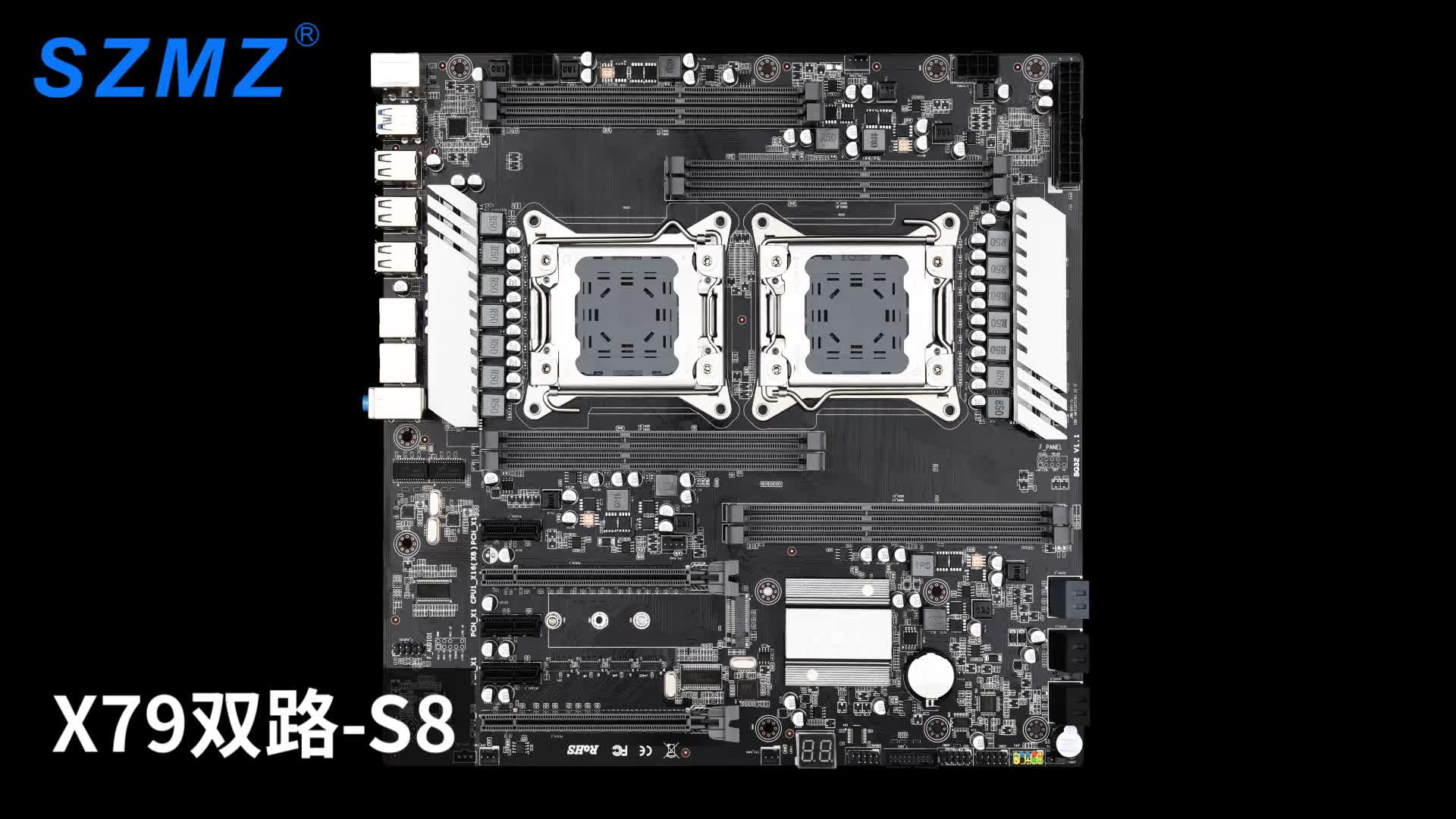 Szmz Superior Performance 2 Cpu Motherboard Octa Channel Ddr3 Support ...